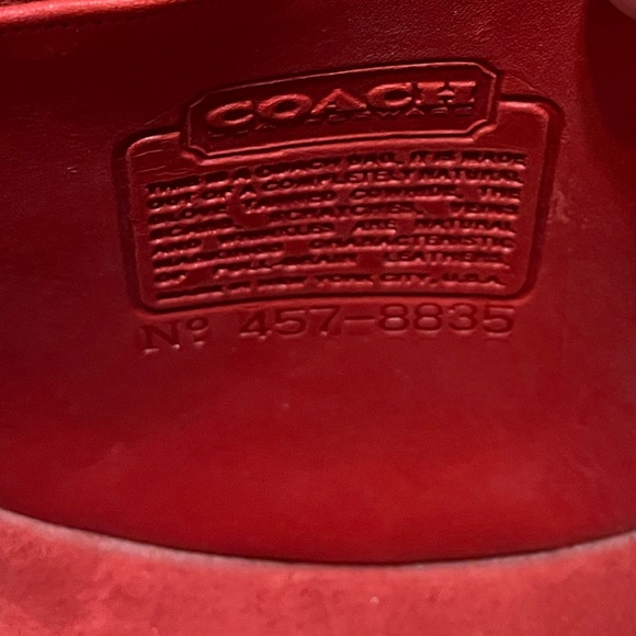 Coach | Bags | Vintage Coach Mini Crossbody Bag Red Nyc | Poshmark